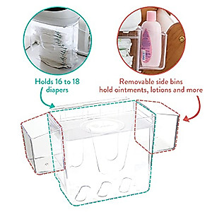 Prince Lionheart Hanging Diaper Depot Wipes Warmer Storage Depot Nursery Essentials Baby Registry