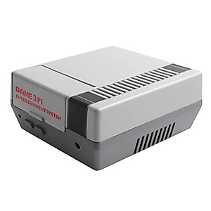GeeekPi Case for Raspberry Pi 3B+, Pi Case with Fan, Retro Gaming Nes3Pi Case with Cooling Fan, Pi Heatsinks for Raspberry Pi 2B/3B/3B+