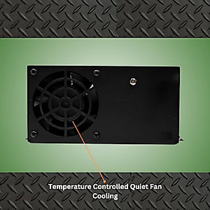 PowerMax PM3-55 RV Power Converter | High-Performance 110 Volt to 12 Volt DC Power Supply Charger w/ 55 Amp Capacity | Ideal for Efficient & Reliable Power Management in Recreational Vehicles