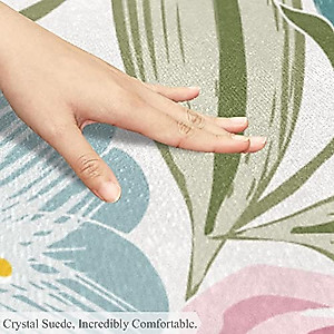 Area Rugs for Bedroom, Luxurious Soft and Thick Non-Slip Carpet for Baby Room, Nursery Modern Decor Rug, Modern Pastorable Flower Spring Floral