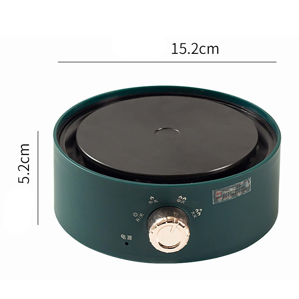 Electric Mini Stove,Small Hot Plate,360 Degree Vertical Heating Portable Countertop Hot Plate for Home Coffee Tea Water Heater,Small Hot Plate Mini Hot Plate Kitchen Cooktop Electric Heater 220V