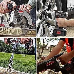 USB Battery Adapter for Craftsman C3 19.2V Cordless Tools, Converter for Dewalt 20V MAX and for Milwaukee M18 18V Lithium Battery to Craftsman 19.2 Volt Lithium Ion Battery Adaptor, w/ 5V 2A USB Port