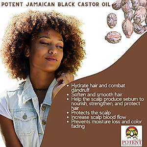 Therapeutic Potent Jamaican Black Castor Oil Scalp Treatment (SLOW GROWING HAIR)