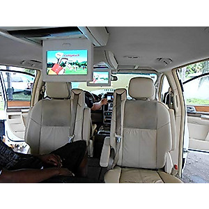 Ribbon Cable High Definition HD VES DVD Monitor Compatible with 13-18 Dodge Caravan Chrysler Town Country Minivan Van