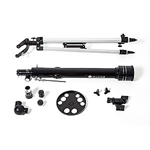 Zhumell 60mm AZ Refractor Telescope,ZHUN001-1,Black