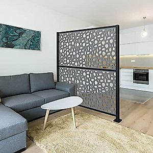 3’x6’ Decorative Screen Panel Frame Kit, Black