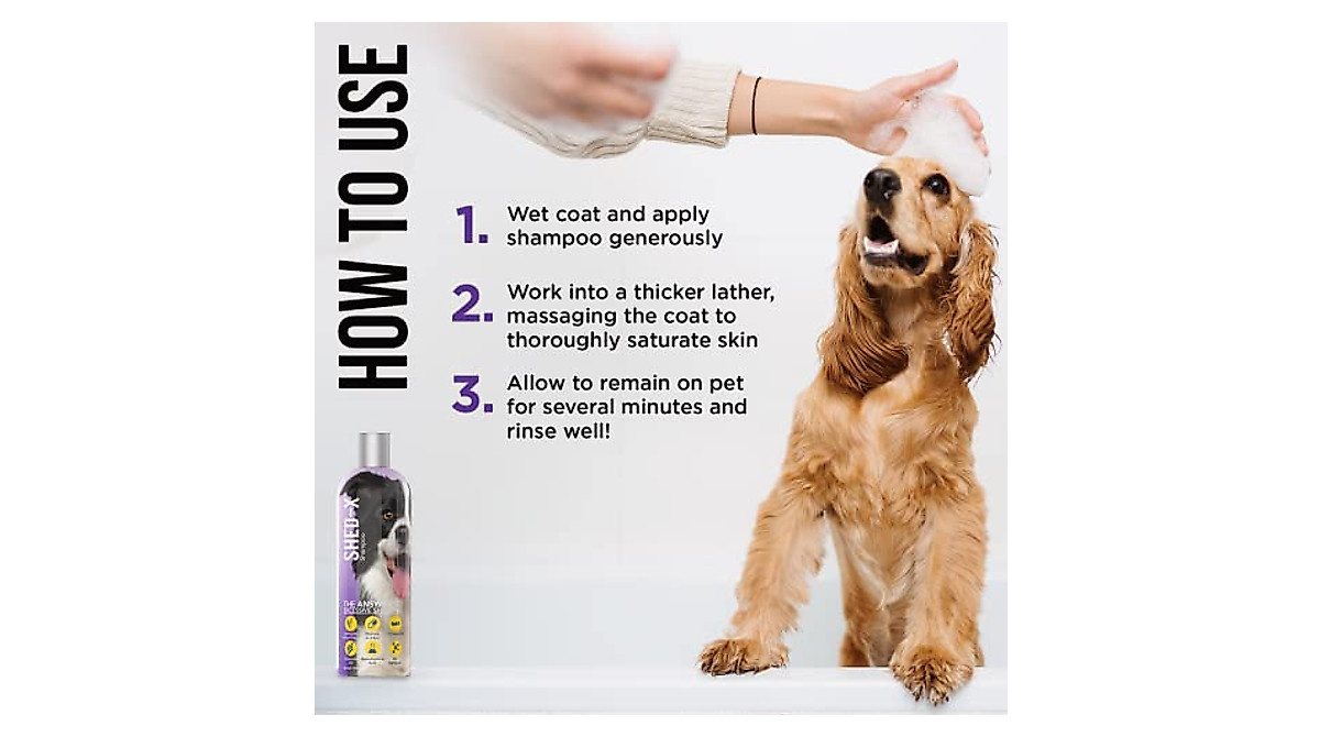 Shed-X Shed Control Shampoo for Dogs - Reduce Shedding