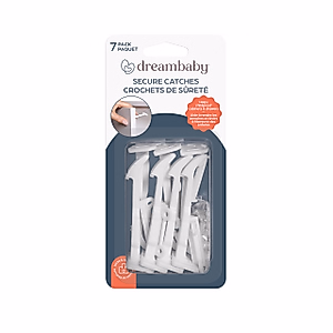 Dreambaby Caged Deluxe EZY-Fit Clip-on Fan - with Flexible Neck for Adjustable Air Flow - Perfect for Strollers, Cribs, Wheelchairs, Beach, Camping & Pool - White - 1 Pack