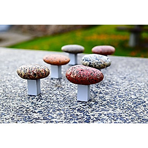 Stone knobs and pulls. Beach Stone Kitchen Cabinet pull knob. Door handle. Stone Cabinet Knobs. Furniture knobs. Drawer Pull. 1 PCS