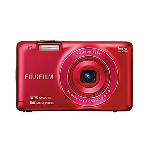 Fujifilm FinePix JX660 16 MP Digital Camera with 2.7-Inch LCD (Red)