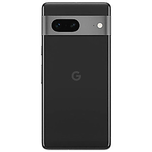 Google Pixel 7 5G 128GB 8GB RAM 24-Hour Battery Factory Unlocked for All Carriers Global Version - Obsidian, Black