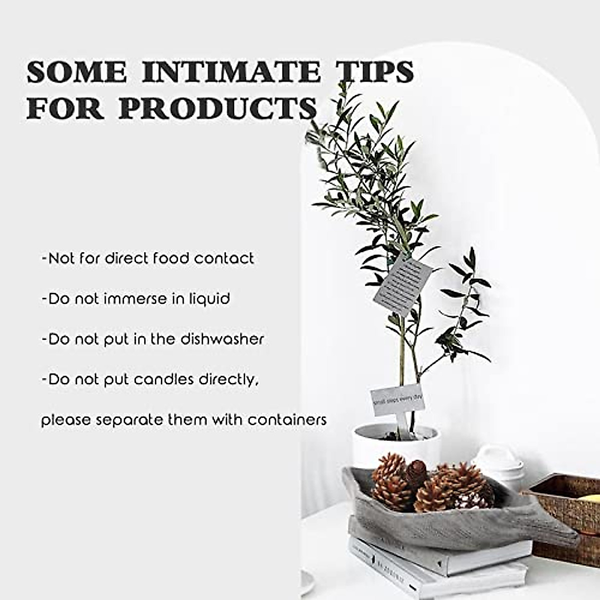 Oakrain Wooden Decorative Dough Bowl for Decor, Leaf Shaped Wooden Bowls with Handle, Hand Carved Dough Bowl for Farmhouse Vintage Rustic Decor(15.7"x 9.1" Grey)