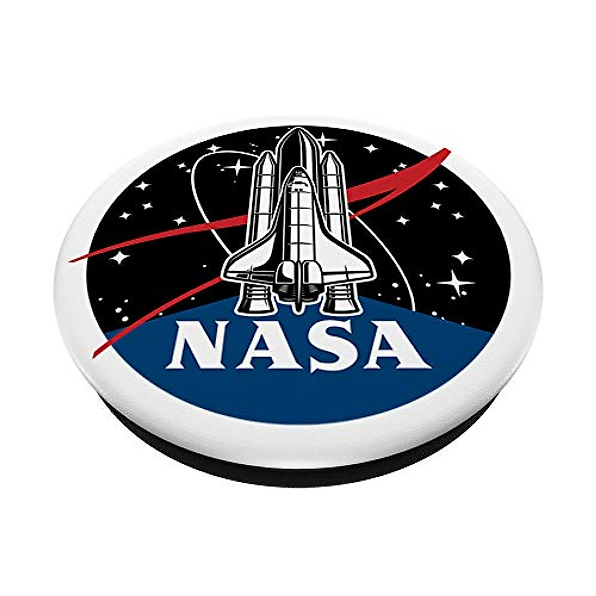 NASA Shuttle Launch With Logo and Stars PopSockets PopGrip: Swappable Grip for Phones & Tablets