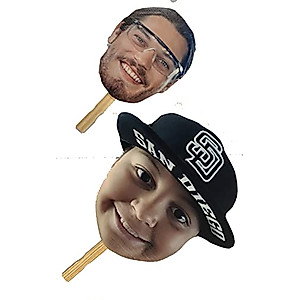 Big Head on a Stick, Custom face Cutout, Big Party Fat Head, Fan Face, face Cut Out, Head Cutout, Fast Shipping