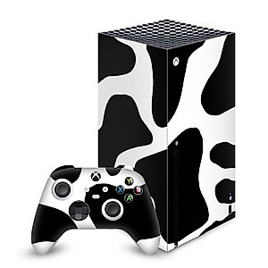 Head Case Designs Officially Licensed Grace Illustration Cow Art Mix Vinyl Sticker Gaming Skin Decal Cover Compatible With Xbox Series X Console and Controller Bundle