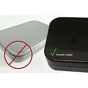 StuffIncase Single Mini Pencil Box, Platinum. Use as Pencil, Makeup, Jewelry, Gift, Candy, Favor or Birthday Gift Box