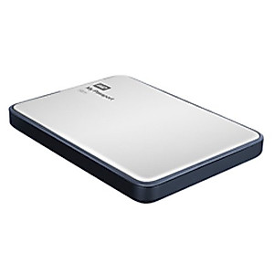 WD My Passport Slim 2TB Portable Metal External Hard Drive USB 3.0 with Auto Backup