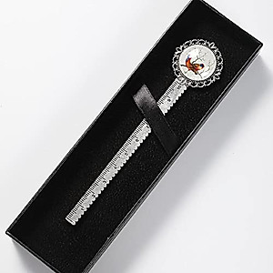 Retro Bookmark with Ruler, Book Markers for Student Kids Teacher Book Lovers, Office School Reading Accessories Gifts, Chinese Painting Two Birds