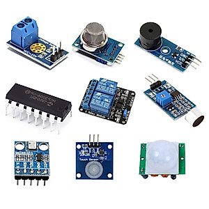 KOOKYE 16 in 1 Smart Home Sensor Modules Kit for Arduino Raspberry Pi DIY Professional