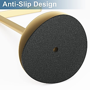 Gold Hand Towel Stand, T-Shape Hand Towel Holder for Bathroom, Display Fingertip Towel Holder Organizer and Bathroom Towel Racks,Kitchen Towel Rack