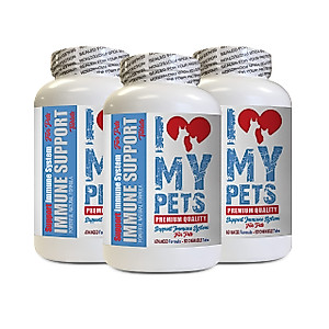 I LOVE MY PETS LLC cat Liver Support - PET Immune Support - Dogs and Cats - Booster - Healthy - Milk Thistle Cats - 180 Treats (3 Bottles)