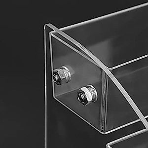 CHICIRIS Multi-Layers Clear Acrylic Display Stand Rack Organizer Cosmetic Storage Box ​Display Shelf (Three Layer)