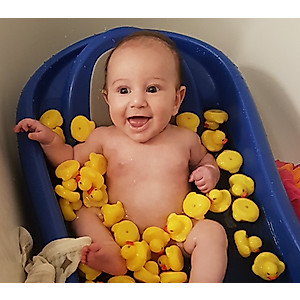 Mini Rubber Ducky Baby Bath Toy 50-Pack