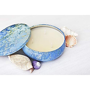 Hunter & Willow Citronella Candle with Lemon Verbena, Natural Soy Wax, 3 Wick, (36oz) Large Triple Pack, for Indoor, Outdoor, Patio and Camping.