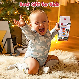 Rainmaker - 7 inch Wooden Rain Stick Montessori Toys for Babies 6-12 Months,Baby Rattle Shaker Sensory Developmental Toy,Raindrops Musical Instrument baby musical toys for 1 year old toddler kids