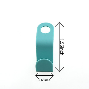 ZQIY 80PCS Clothes Hanger Stackable Connecting Hooks 5.5x2cm Clothes Hanger Extension Hooks Wardrobe Storage Space Saving Multi-Level Connecting Clothes Hat Heavy Duty Clothes Hanger Extension Hooks