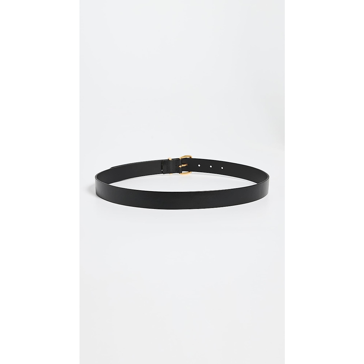 Madewell Women's The Essential Leather Belt, True Black, M