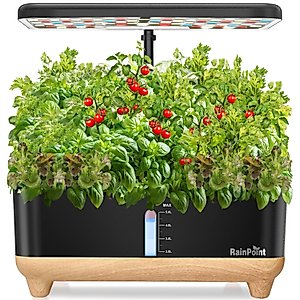 RAINPOINT Indoor Hydroponics Growing System,13 Pods Hydroponic Garden Planter, Vegetable Growing System Kit, Kitchen Christmas Gifts for Women, Hydro Garden Herb Grower