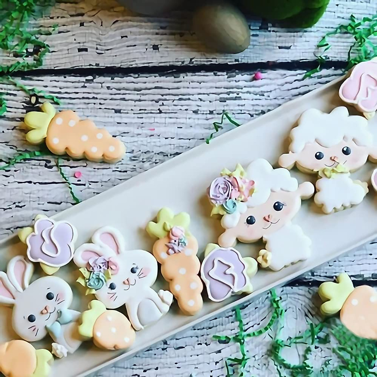 Lamb Sheep Cookie Cutter Shapes Set - 3 Pieces - Azflyife Stainless Steel Metal Animal Series Biscuit Mold Cutter for Easter Celebrate Christmas Birthday Party Wedding Holidays Baking Gift