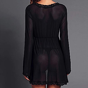 Sexy Bodysuit for Women, Sheer Bralette Women's Lingerie Lingere Woman Sexy Lengeries Sexy Lengerie Sex Sexy Lengererie Women Bodysuit Sexy Lenceria para Mujer Sexy Women Sexy (XXL, Black)