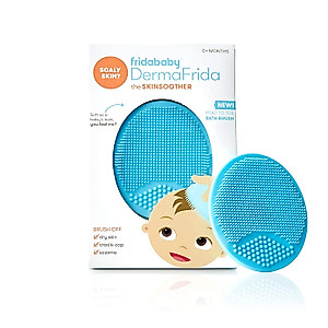 Frida Baby DermaFrida The SkinSoother Baby Bath Brush | Cradle Cap Brush for Babies, Baby Essential for Dry Skin, Cradle Cap Treatment and Eczema | 1 Pack