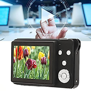 2.7Inch Screen Digital Camera, 48MP Image 2.7K Video Resolution 16X Digital Zoom Built in Fill Light, Face Recognition Digital Camera for Children