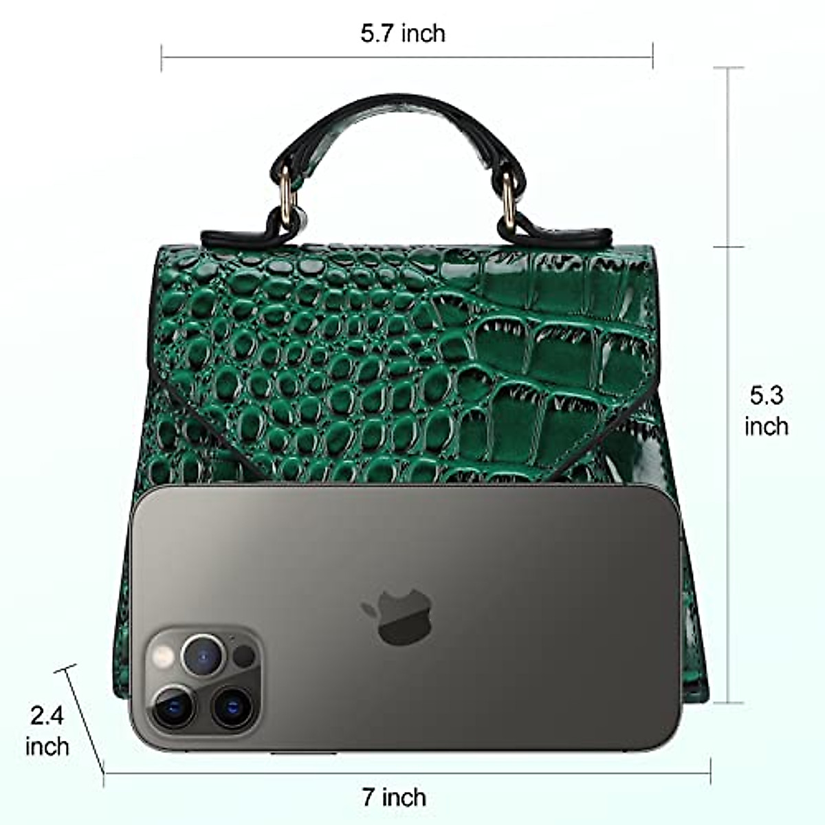 Women’s Trendy Mini Designer Crossbody Bags, Top Handle Clutch Handbag, Cute Shoulder Purse