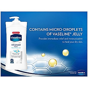 Vaseline Intensive Care Spray Lotion, Advanced Repair Unscented, 6.5 oz