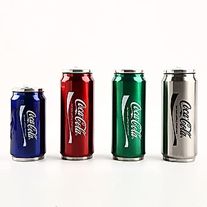Gift Cup Creative Coke Can Sports Water Cup 304 Stainless Steel Thermos Coke Cup Portable Thermos Outdoor Water Cup Travel (Capacity : 450ML, Color : Silver)