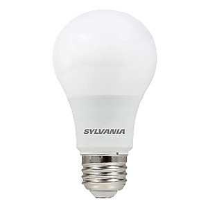 SYLVANIA A19 LED Light Bulb, 5.5W, 40W Equivalent, 13 Year, Dimmable, 450 Lumens. 2700K, Soft White - 1 Pack (74688)