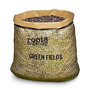 Roots Organics ROGF Green Fields Hydroponic Nutrient-Based Gardening Potting Soil for Plants, Flowers, and Outdoor Gardens, 1.5 Cu Ft (2 Pack)