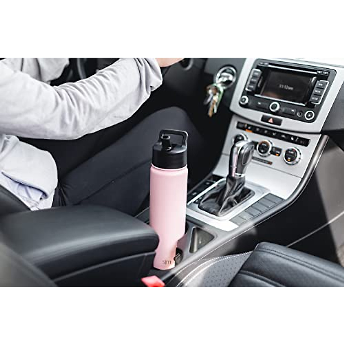 Simple Modern Water Bottle with Straw Lid Vacuum Insulated Stainless Steel Metal Thermos Bottles | Reusable Leak Proof BPA-Free Flask for Gym, Travel, Sports | Summit Collection | 22oz, Seaside Blue