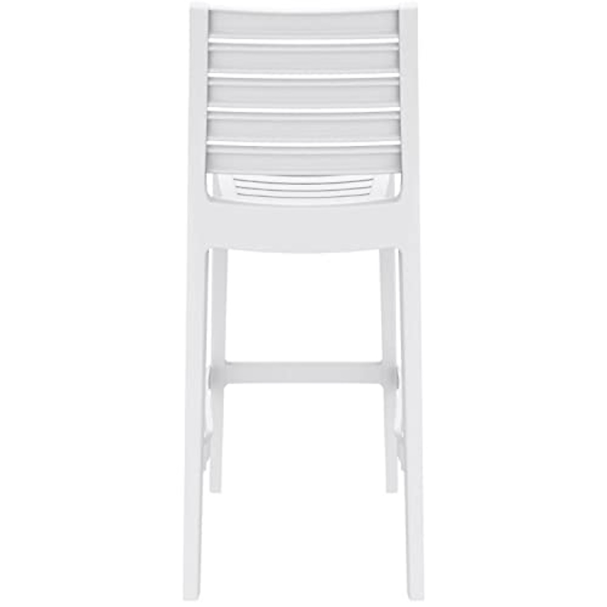 Compamia Ares 29.5" Outdoor Bar Stool in White (Set of 2)
