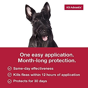 K9 Advantix Flea, Tick & Mosquito Prevention for Dogs 11-20 lbs. | Flea Drops for Medium Dogs | Apply Monthly | 2 Treatments