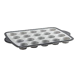Trudeau Structure Silicone Pro 20 Cavity Mini Muffin Pan, Marble