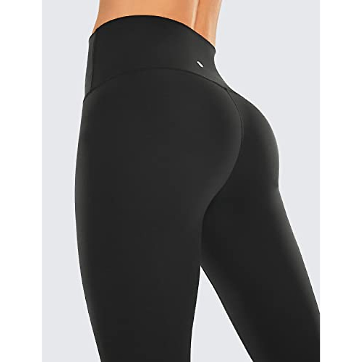 CRZ YOGA Butterluxe High Waisted Capris Workout Leggings for Women 23'' - Lounge Leggings Buttery Soft Yoga Pants Black Medium
