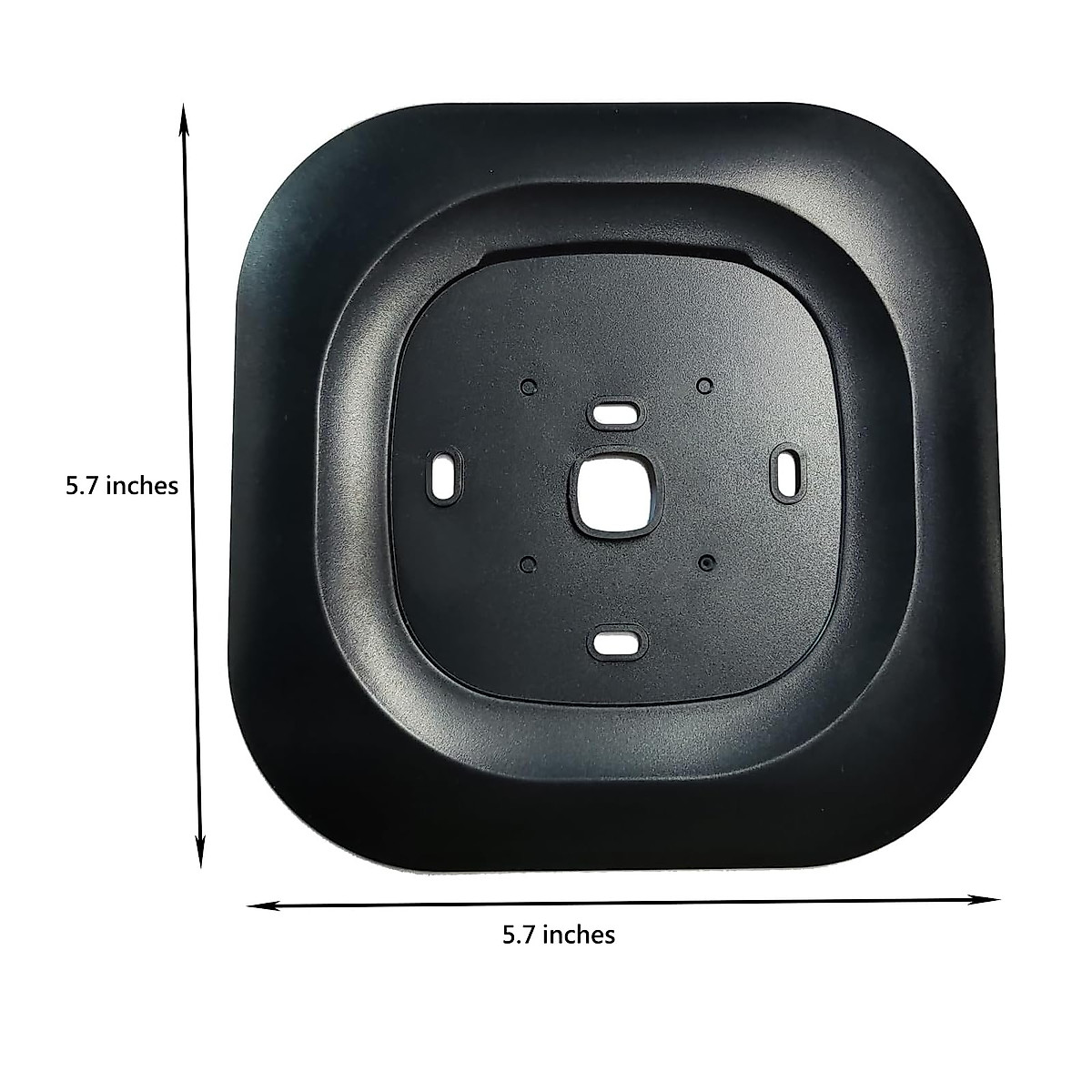 Thermostat Decorative Wall Plate Bracket Black for New 2022 Ecobee Smart Thermostat (1)