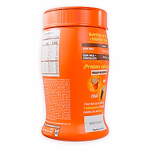 Chocolisto Instant Chocolate Drink, Nutritious Beverage with Vitamins and Minerals, 10.5 oz, Pack of 1.