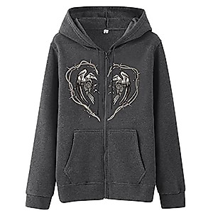 hoodie men women's heart vest long sleeves women women sweatshirt blouse sweaters for women plus size winter coats for women fur hood black cardigan for women black zip up hoodie womens military