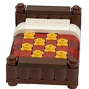 General Jim's Building Blocks Toy Bricks House Furniture Toy Set for Bedroom Living Room & Dining Room for City Street Houses Fun for Teens or Adults
